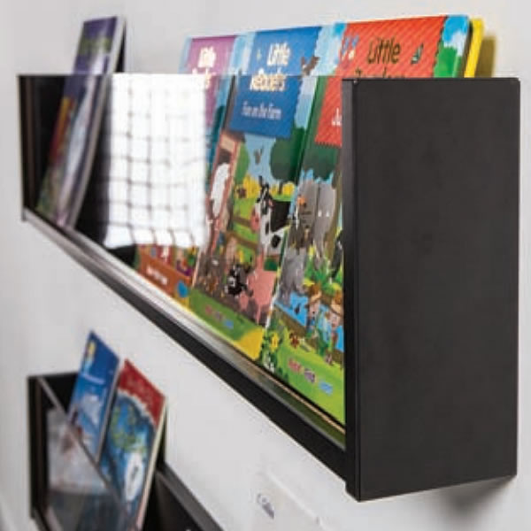 Buy School Book & Magazine Display Shelf - 3 Colour Options White Light ...